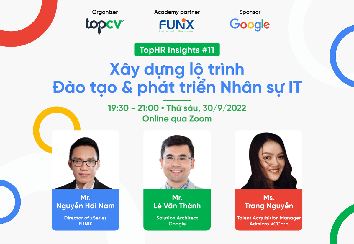 HR Insider 4.0 - TopHR Insights #11: Xây dựng lộ trình Đào tạo & Phát triển nhân sự IT