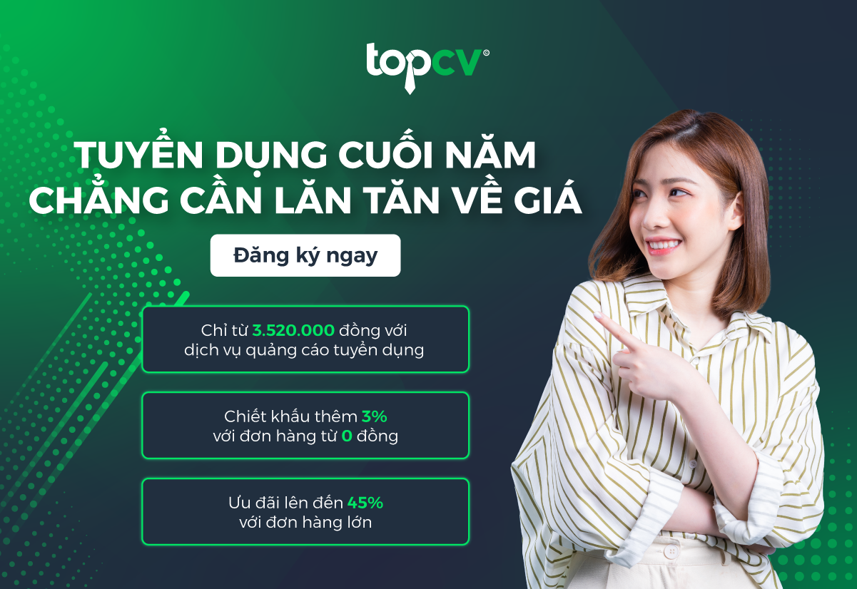 HR Insider 4.0 - Tuyển dụng cuối năm, chẳng cần lăn tăn về giá với ưu đãi tháng 11 từ TopCV